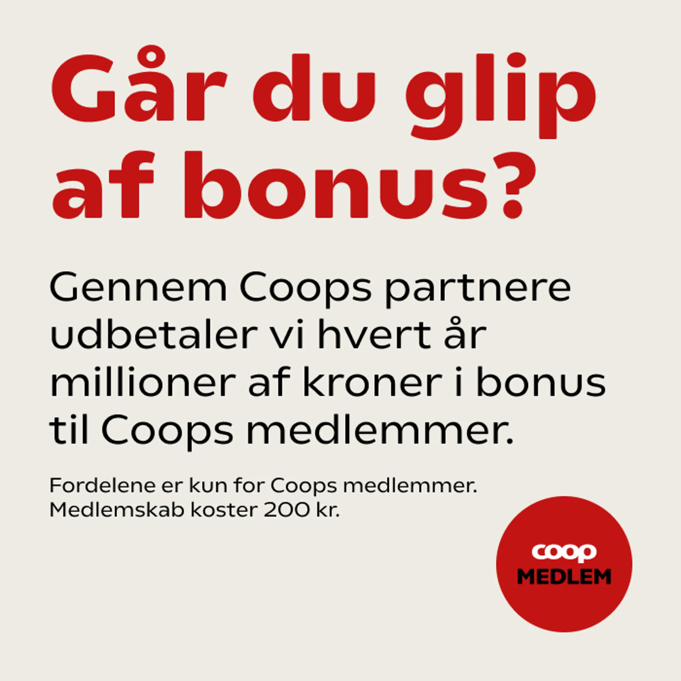 Coops medlempartnere