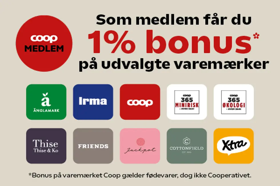 Få bonus når du handler | Coop Medlem